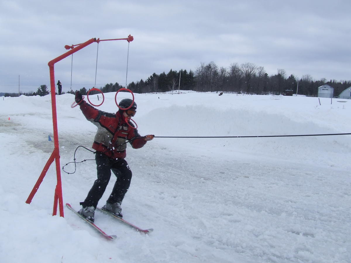 Le ski-joring, Slalom et jumps… à cheval! - L'Écho de Maskinongé