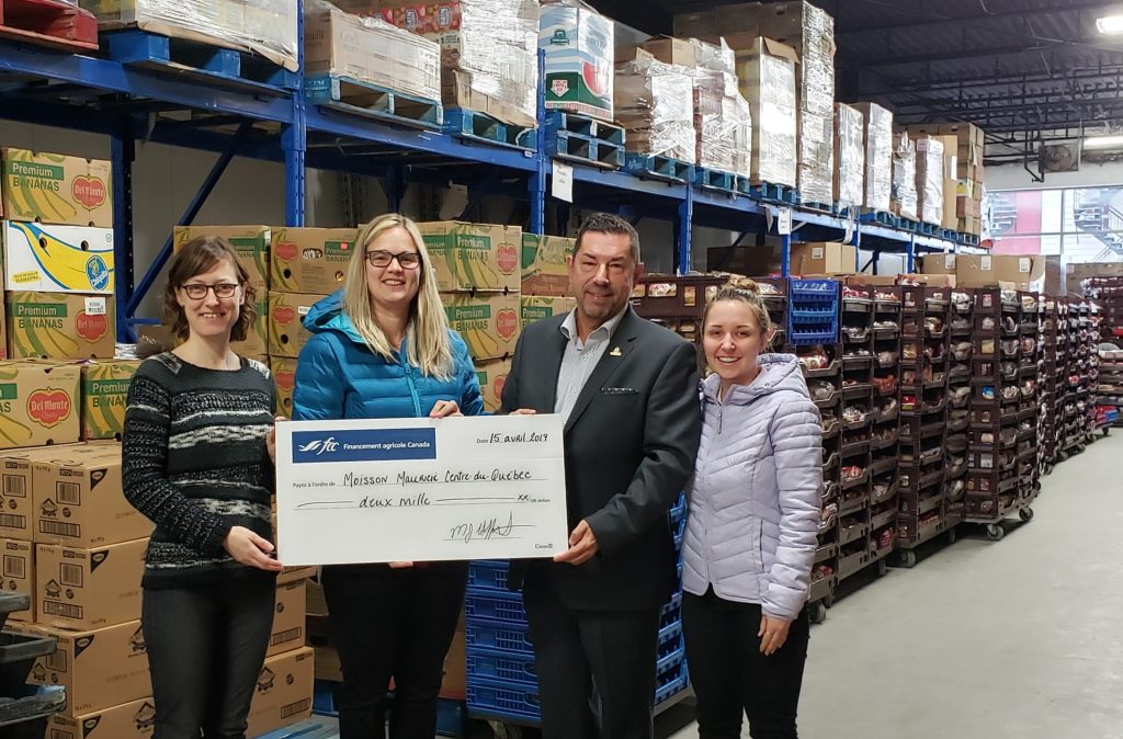 FAC remet 2 000 $ à Moisson Mauricie / Centre-du-Québec - L’Écho de ...