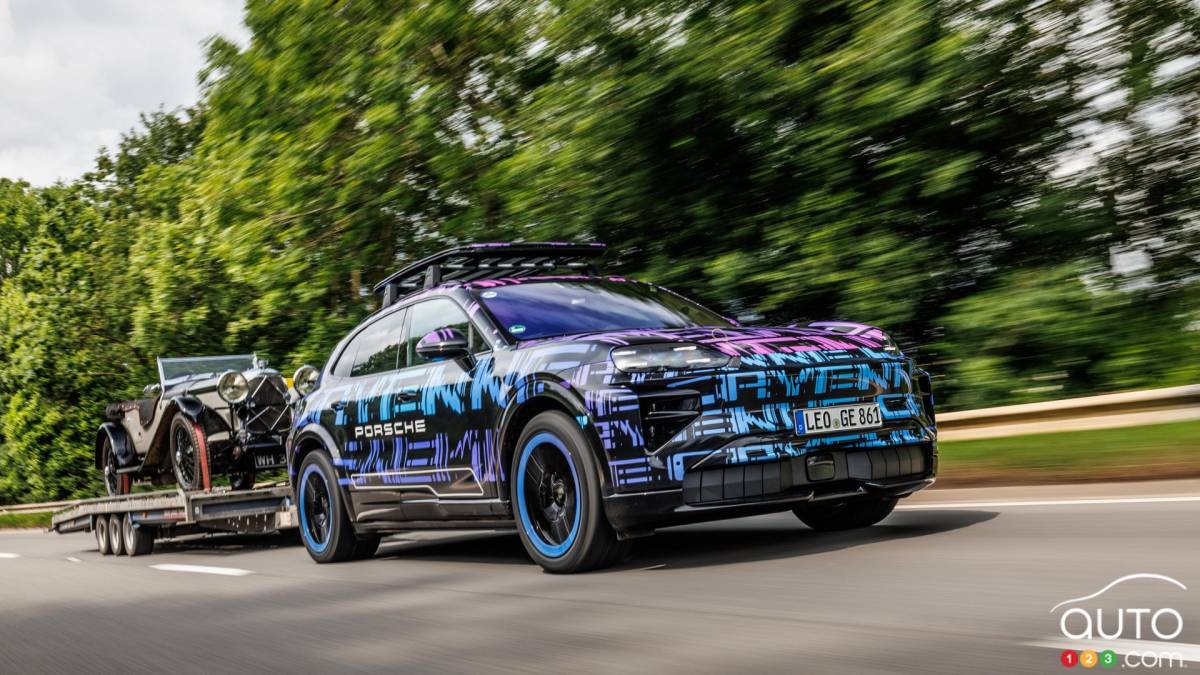 Porsche nous donne un aperçu de son futur Cayenne électrique - L’Écho ...